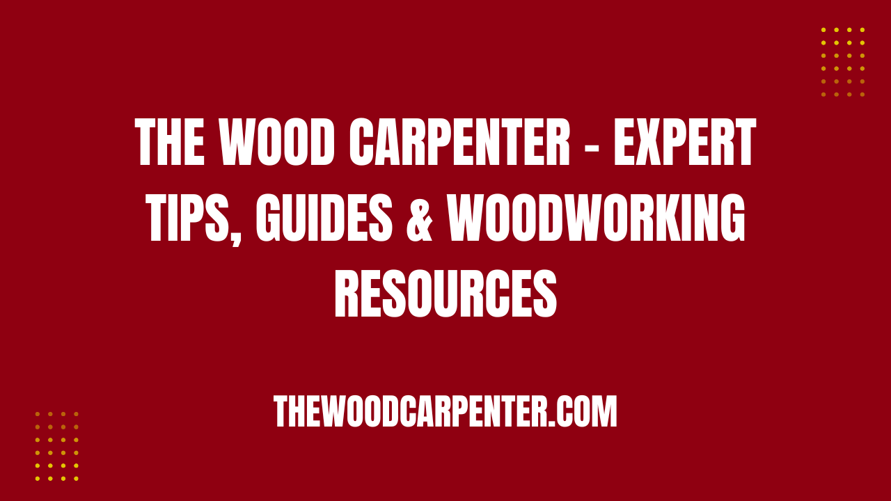 The Wood Carpenter - Expert Tips, Guides & Woodworking Resources